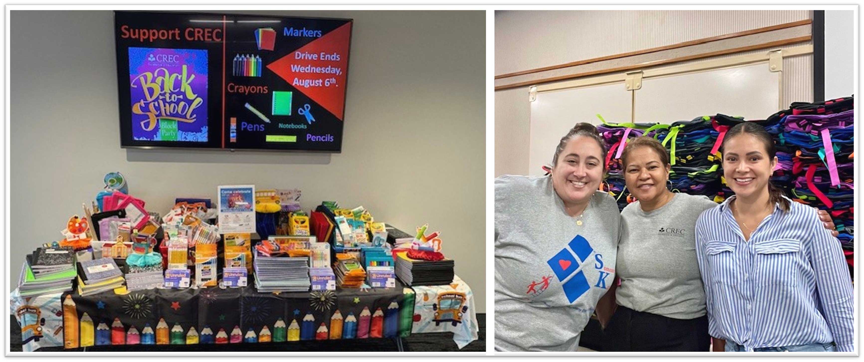 Capitol Region Education Council (CREC) Back to School Supply Drive 2025